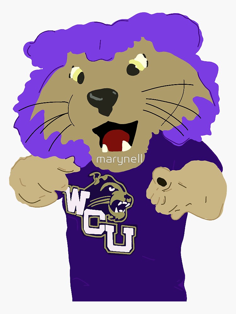 "WCU Paws" Sticker for Sale by marynell | Redbubble