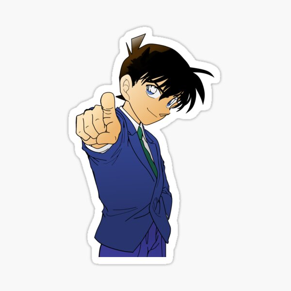 "Detective Conan Edit - Shinichi Kudo!!" Sticker for Sale by Chimera ...