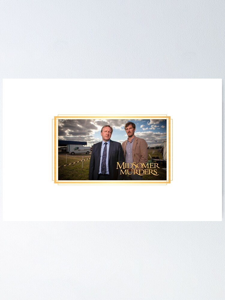 "Mid-Investigation in Midsomer County - Gold" Poster for Sale by ...