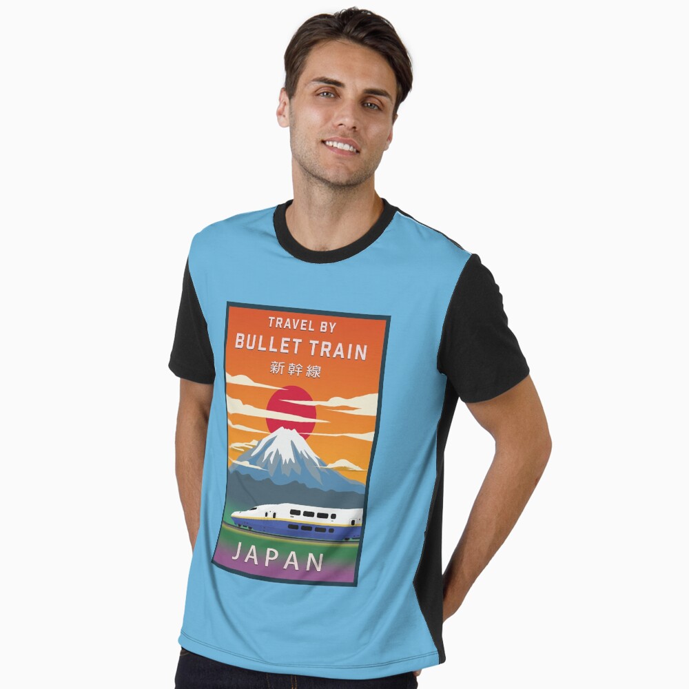 "Travel Japan by Bullet Train - E4 Series Shinkansen " Sticker for Sale ...