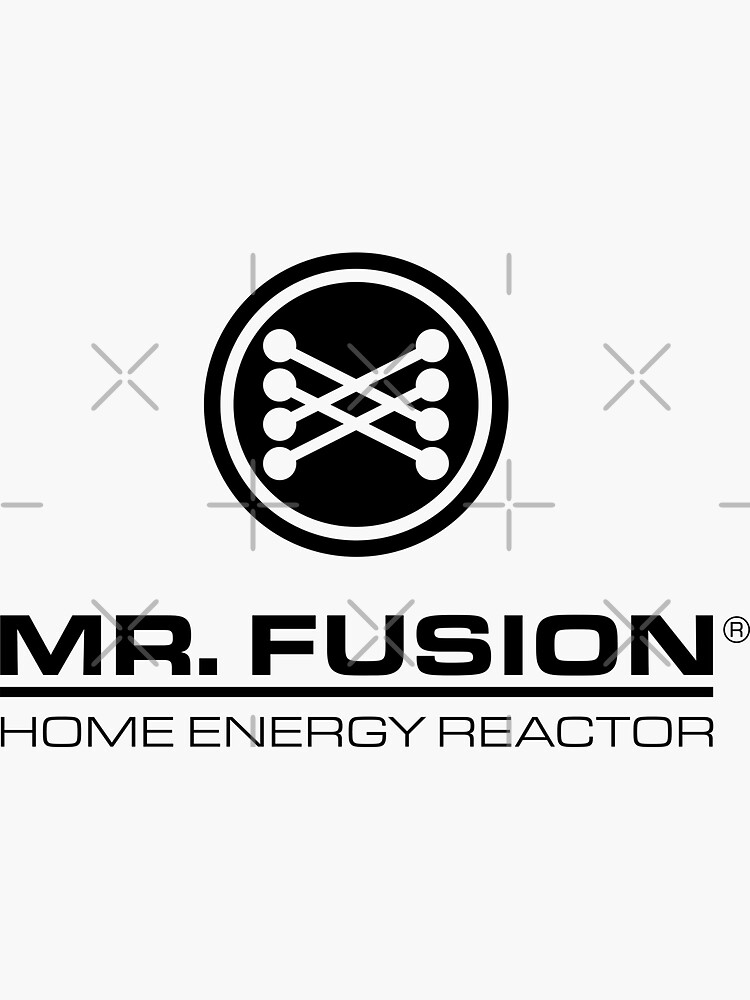 "Mr. Fusion Home Energy Reactor (HQ Art for each product type)" Sticker ...