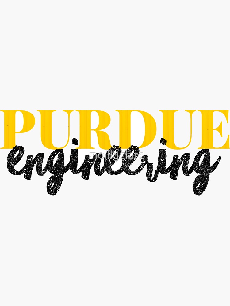 "Purdue Engineering - Style 1" Sticker for Sale by molllyclare | Redbubble