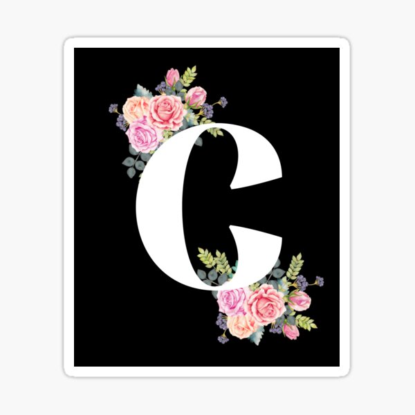 "Letter 'C'" Sticker for Sale by ColorsCrafts | Redbubble
