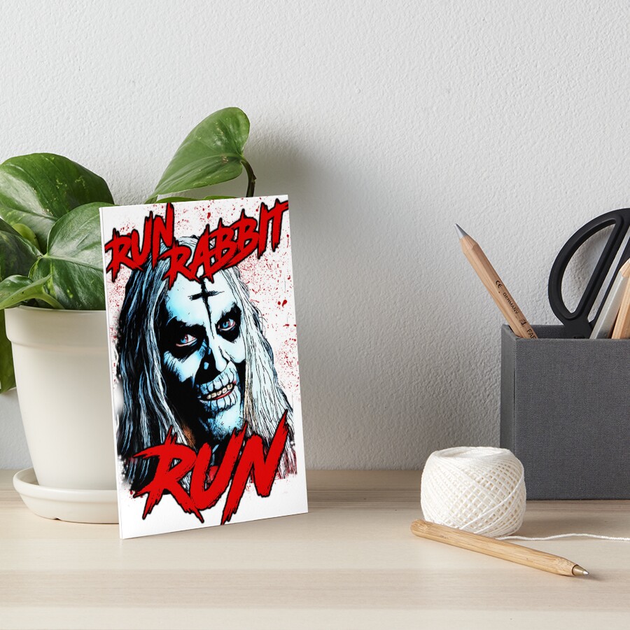 "run rabbit run" Poster for Sale by JTK667 | Redbubble