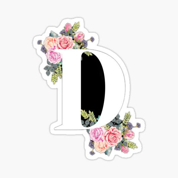"Copy of Letter 'D' " Sticker for Sale by ColorsCrafts | Redbubble