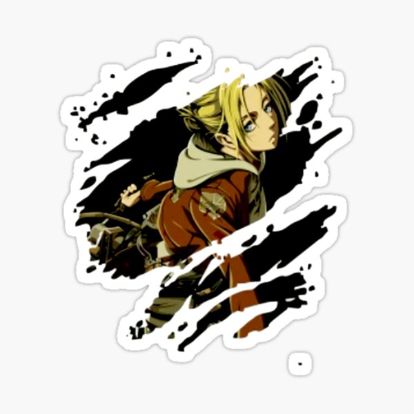 "Shingeki no kyojin Annie Leonhart attack on titan" Sticker for Sale by ...