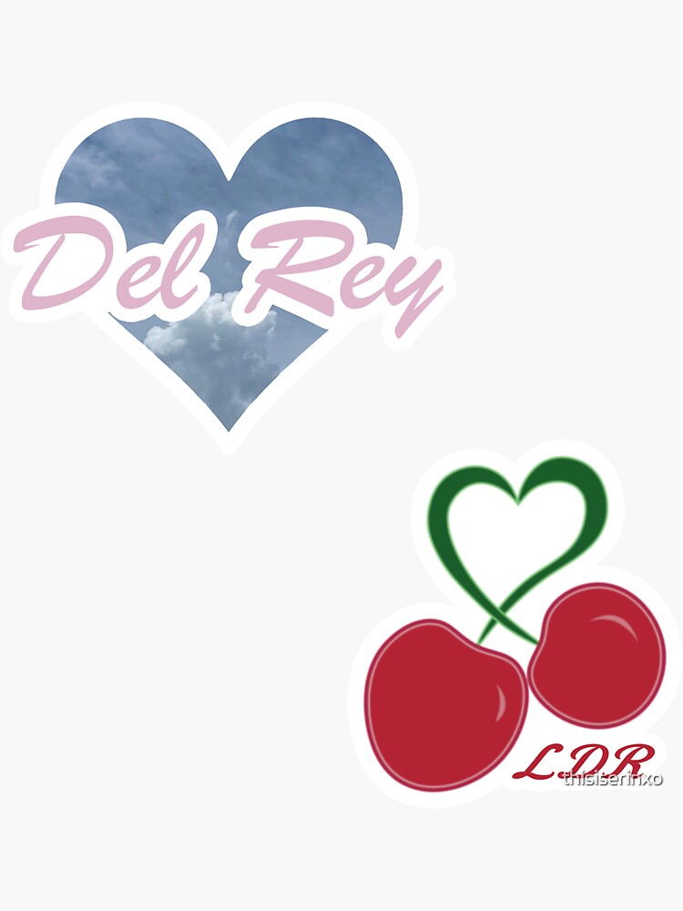 "LDR - Del Rey Cherry Pack" Sticker for Sale by thisiserinxo | Redbubble