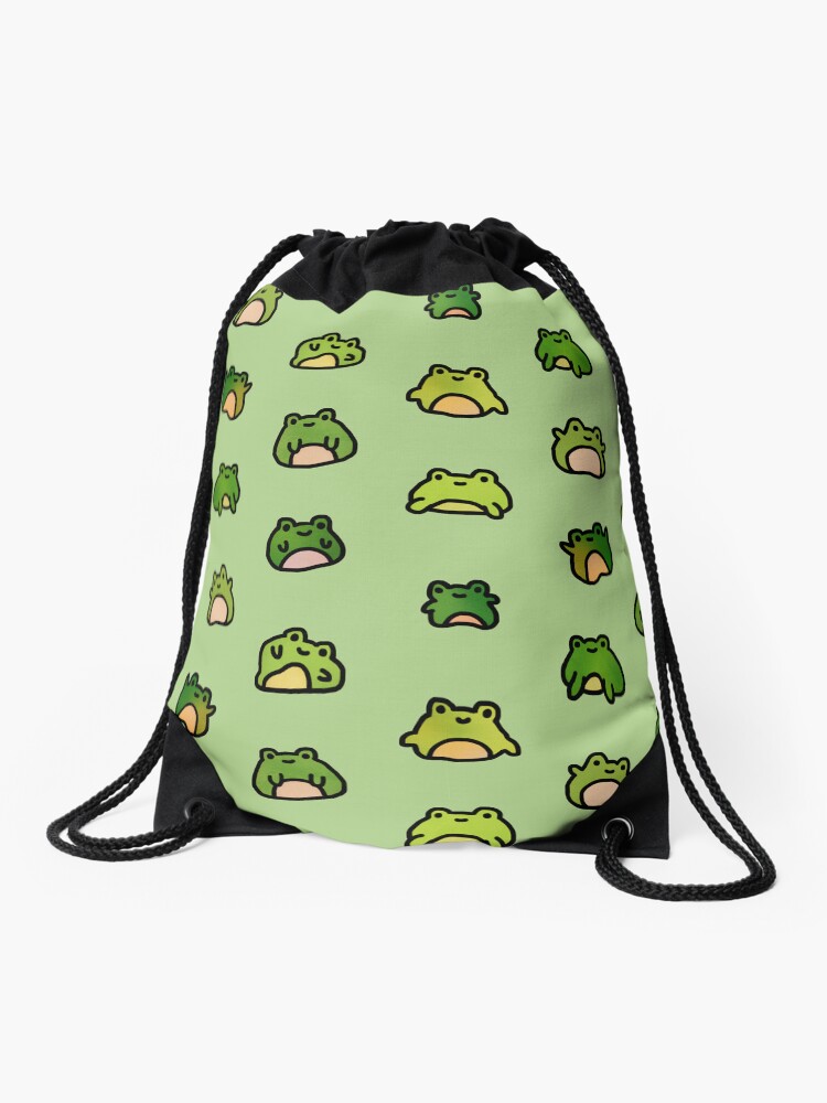 "Frogs Doodle" Drawstring Bag for Sale by tdoodles | Redbubble
