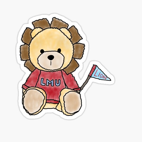 "go lions lmu" Sticker for Sale by madirote | Redbubble