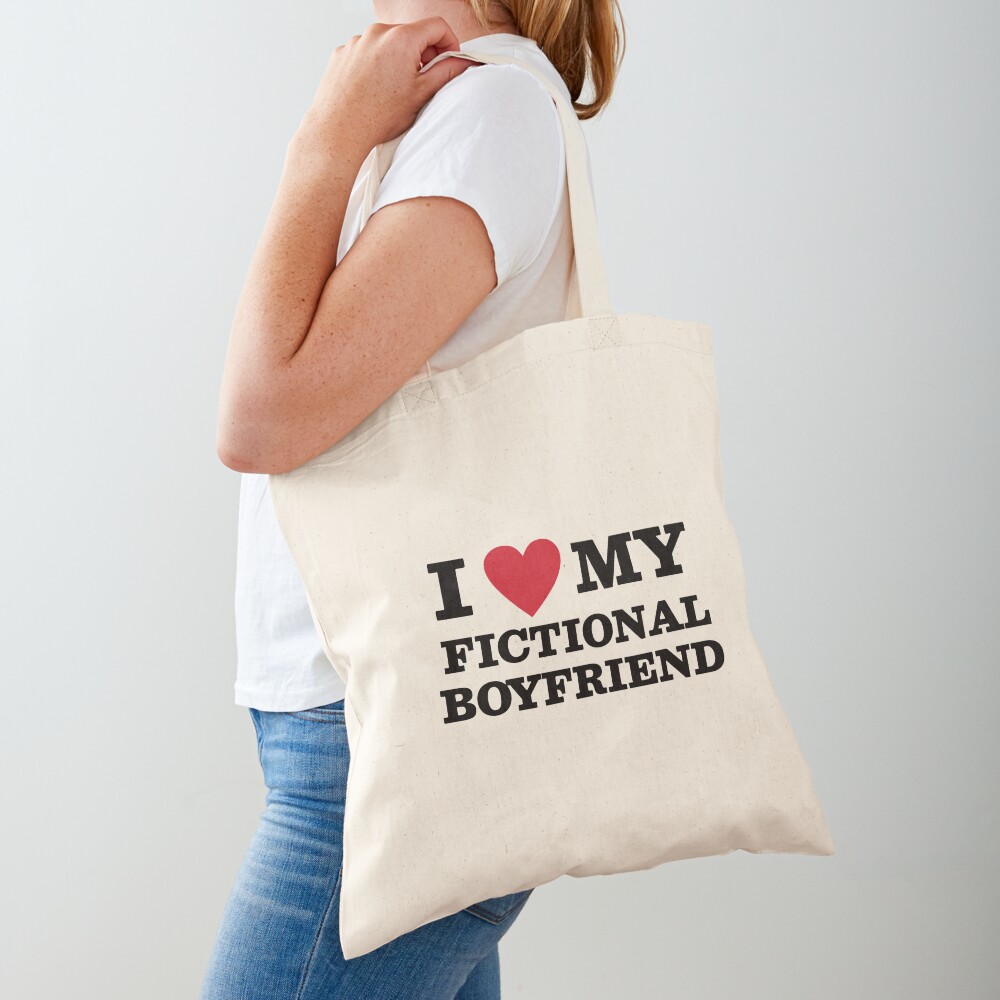 "i love my fictional boyfriend" Sticker for Sale by venusbyliv | Redbubble