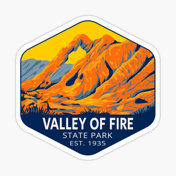 "Valley of Fire State Park Nevada" Sticker for Sale by Home-Spirit ...