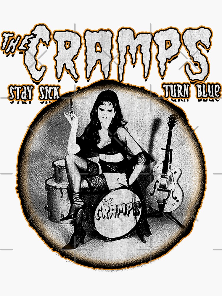 "the cramps" Sticker for Sale by cute956 | Redbubble