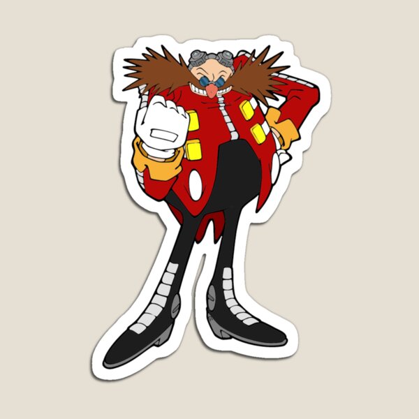 "Sonic The Hedgehog dr eggman Sticker Design funny Sonic The Hedgehog ...