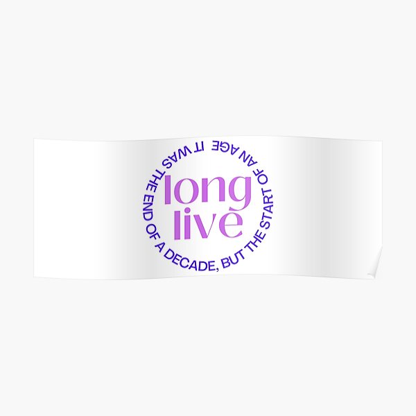 "Taylor Swift long live" Poster for Sale by sarahswiftie | Redbubble