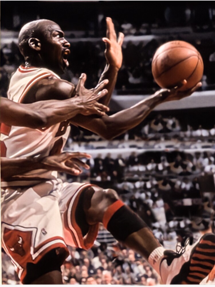 "Super Defense Michael Jordan " Sticker for Sale by KaoiLaios | Redbubble