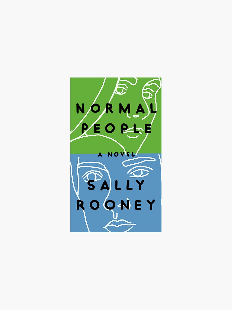 "Normal people book cover art" Sticker for Sale by hannatwirls | Redbubble