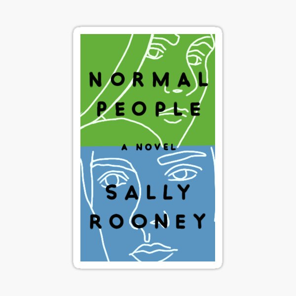 "Normal people book cover art" Sticker for Sale by hannatwirls | Redbubble