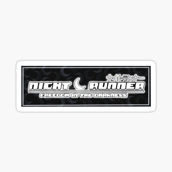 "Night Runner" Sticker for Sale by CassLynn2 | Redbubble