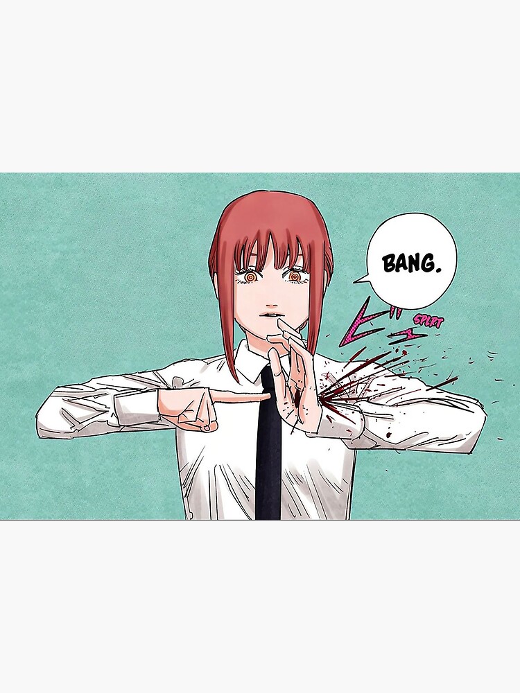 Makima Hand Shot Bang Premium Matte Vertical Poster sold by Saraiki ...