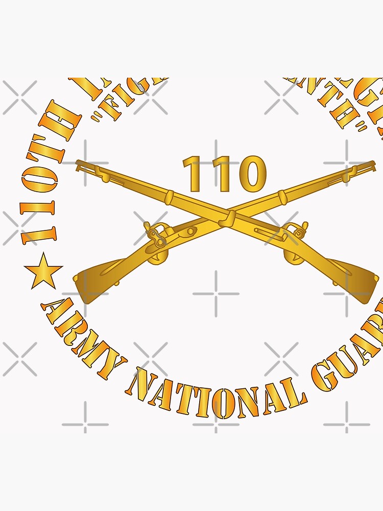 "110th Infantry Regiment - Fighting Tenth - Br - ARNG X 30000" Socks ...