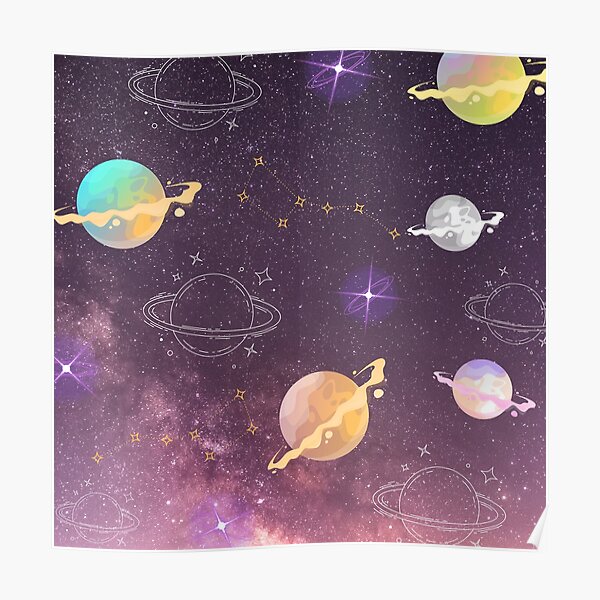 "Cosmic planets" Poster for Sale by andraseo | Redbubble