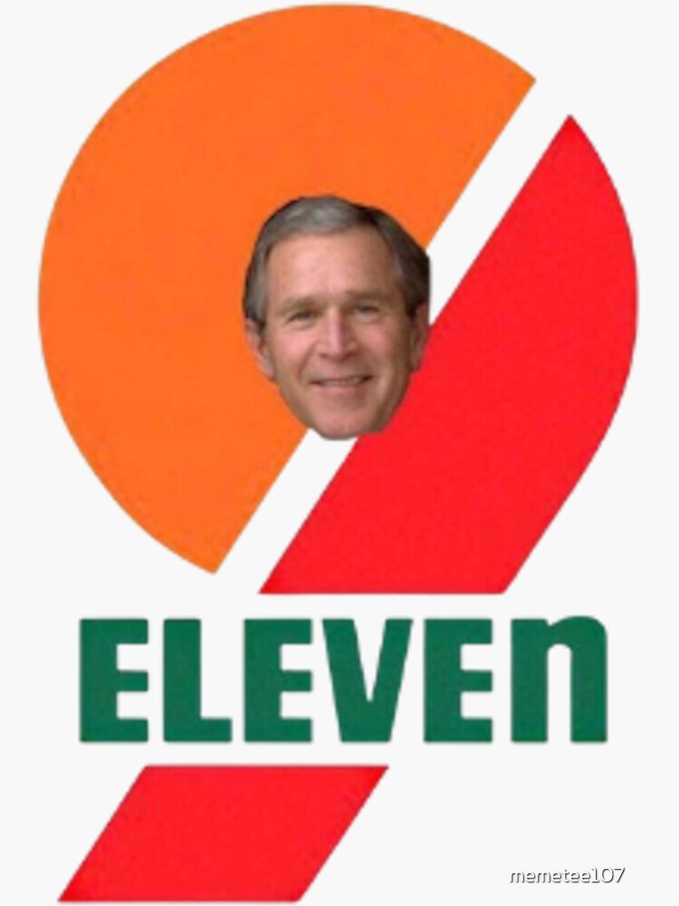 "9 ELEVEN" Sticker for Sale by memetee107 | Redbubble