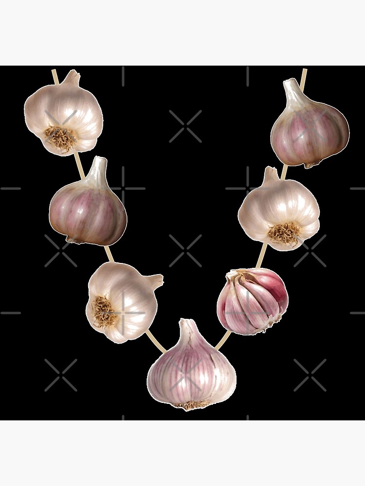 "Funny halloween Gothic ward off vampires garlic necklace " Poster by ...