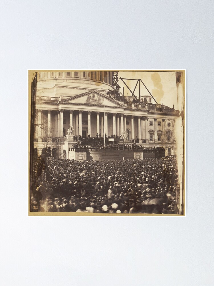 "Inauguration of President Abraham Lincoln, March 4, 1861" Poster by ...