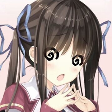 "dizzy anime girl" Sticker for Sale by sickmaid | Redbubble