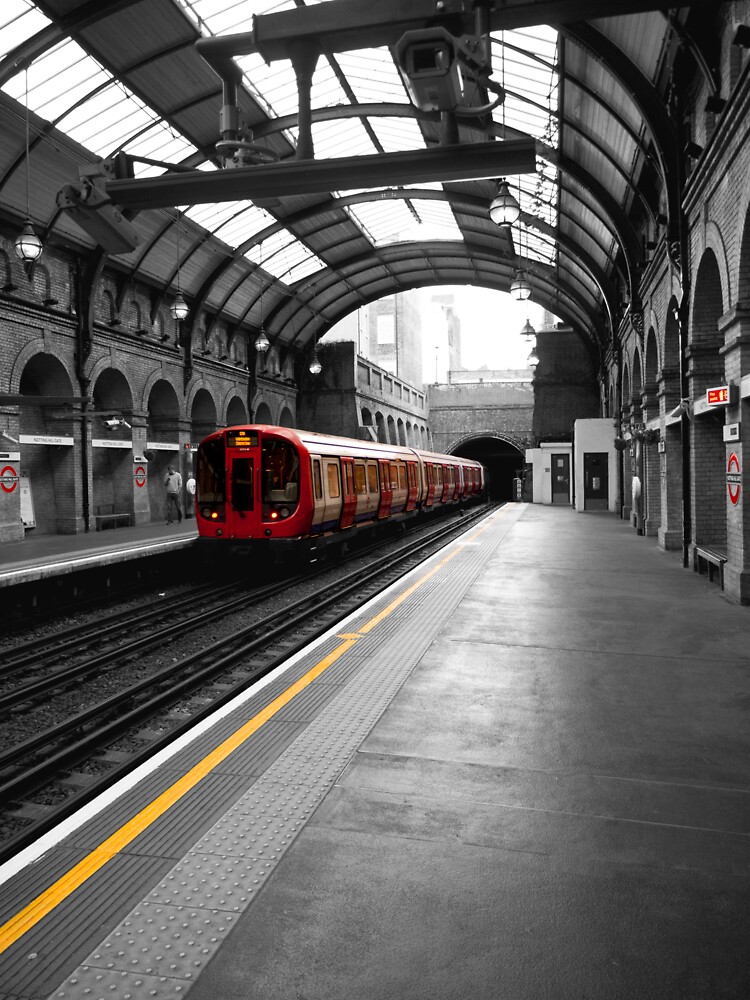 "Notting Hill Gate Station" Sticker for Sale by Rae Tucker | Redbubble