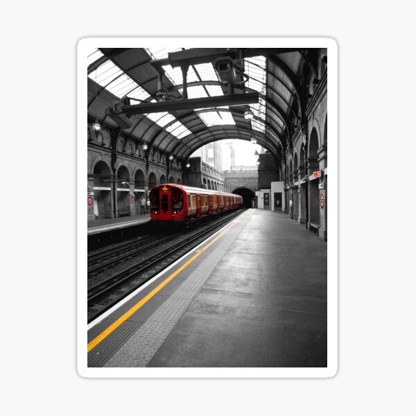 "Notting Hill Gate Station" Sticker for Sale by Rae Tucker | Redbubble