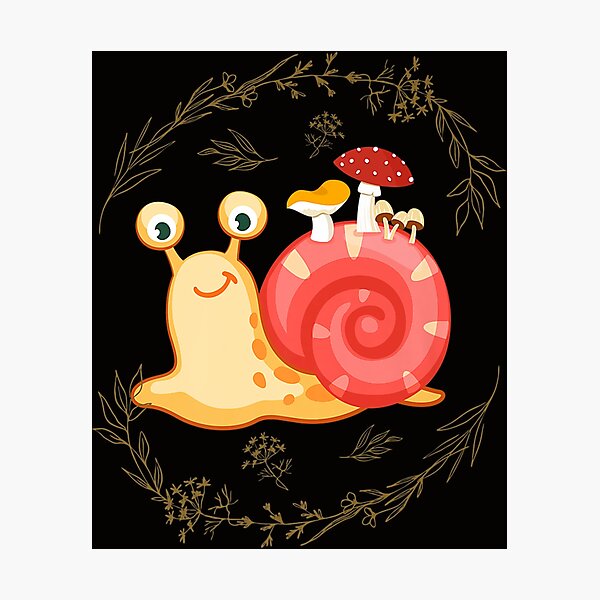 "Cottagecore Aesthetic Cute Snail Sluggish Kawaii Slug Premium ...