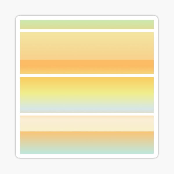 "Light academia striped | light academia color palette" Sticker for ...