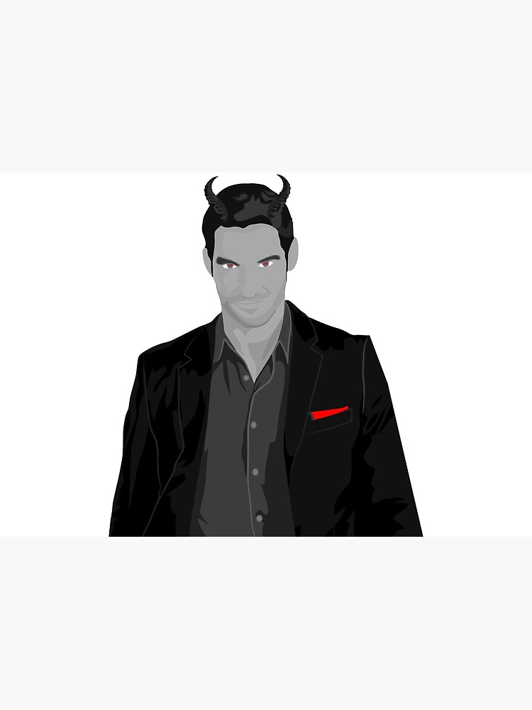 "Lucifer Morningstar Fan Art T-Shirt" Poster for Sale by shoppinghive ...