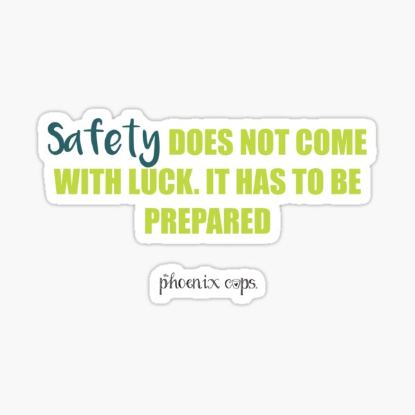 "Safety Cup Quote" Sticker for Sale by PhoenixSupport | Redbubble