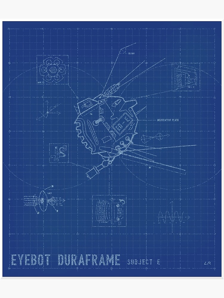 "ED-E Blueprint Poster -- Fallout New Vegas" Poster for Sale by ...