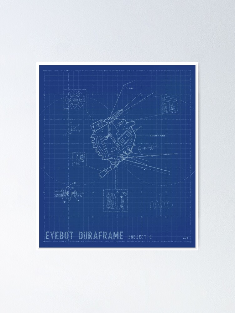 "ED-E Blueprint Poster -- Fallout New Vegas" Poster for Sale by ...