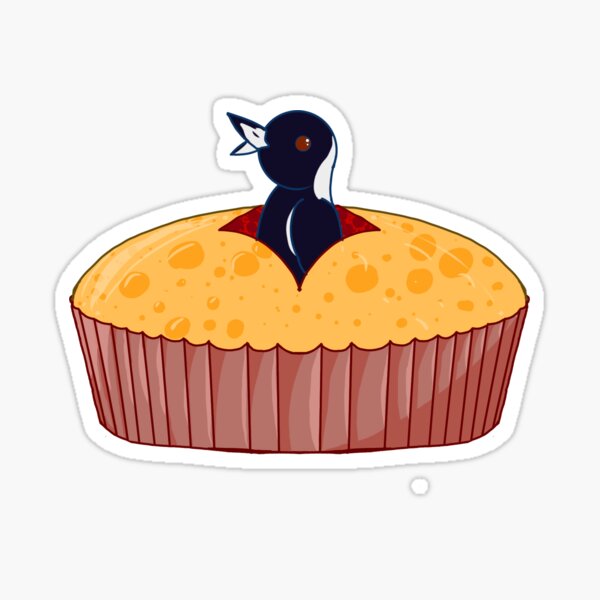 "Magpie Pie" Sticker for Sale by Tahlia-1 | Redbubble