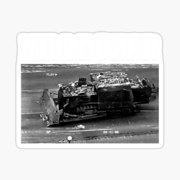 "Killdozer " Sticker for Sale by ElizabethCeely7 | Redbubble