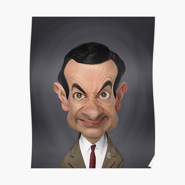 "Rowan Atkinson" Poster for Sale by robCREATIVE | Redbubble