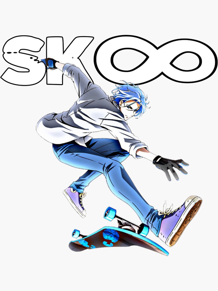 Pegatina «sk 8 el infinito langa anime» de CustomTeaShirtl | Redbubble