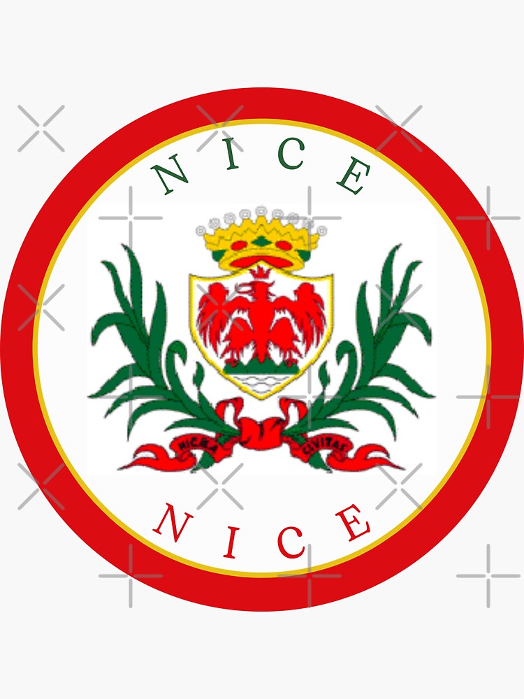 "City of Nice France" Sticker for Sale by FedSherDesign | Redbubble