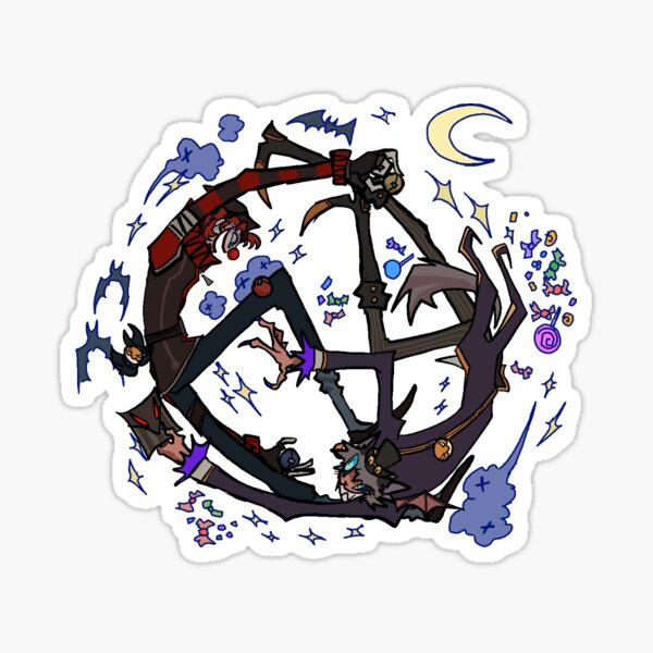 "Specter and Jamboree" Sticker for Sale by Constellion | Redbubble