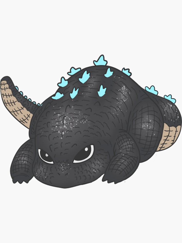 "Godzilla chibi Kids T-Shirt" Sticker for Sale by nnachang8 | Redbubble
