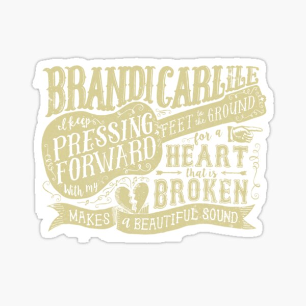 "Brandi Carlile Merch Lyric " Sticker for Sale by SeeTrendShirts ...