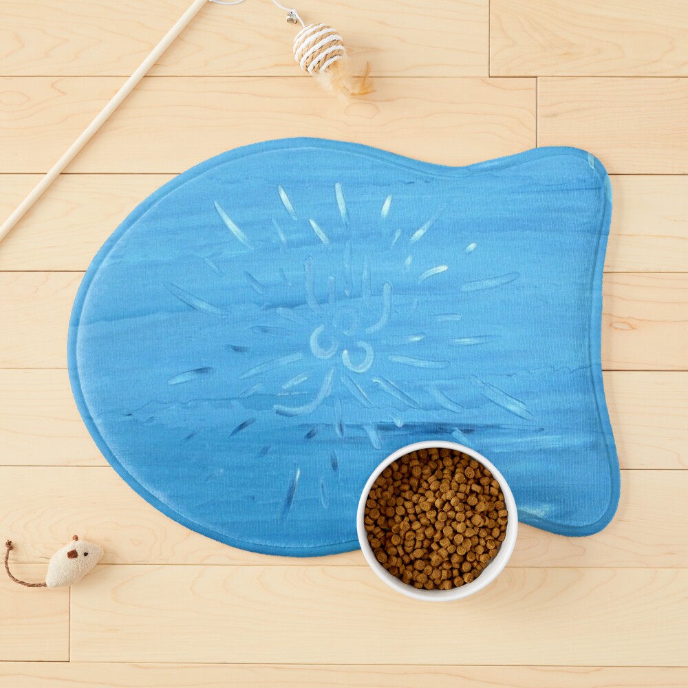 "Abstract Blue Burst Vine" Pet Mat for Sale by yvettehopkins | Redbubble