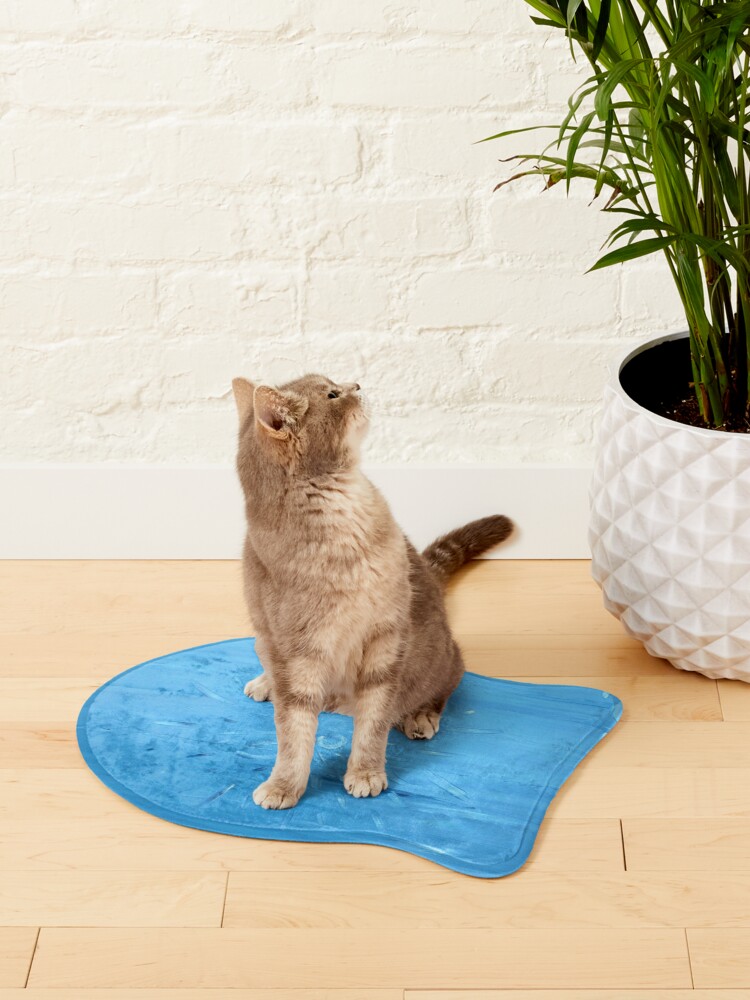 "Abstract Blue Burst Vine" Pet Mat for Sale by yvettehopkins | Redbubble