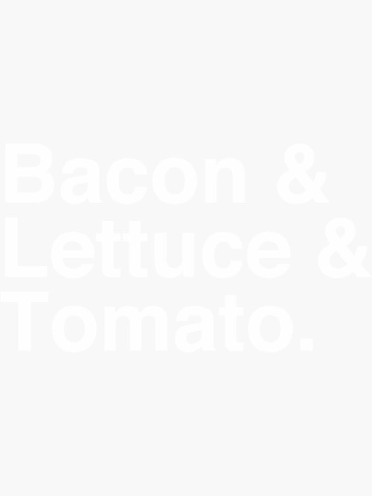 "BLT" Sticker for Sale by LianaGlynn | Redbubble