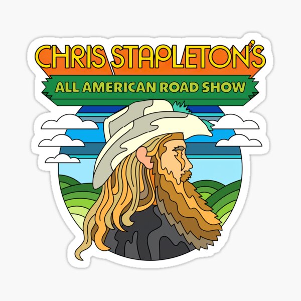 "Chris All American Road Show Tour 2022 Staple.ton" Sticker for Sale by ...