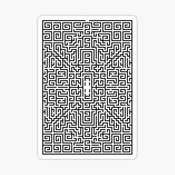 "overlook maze" Sticker by shnaebidy | Redbubble